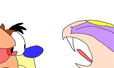 Vampire Bubbles Trying To Scare Ren And Stimpy By Jordanmeadowsgames On