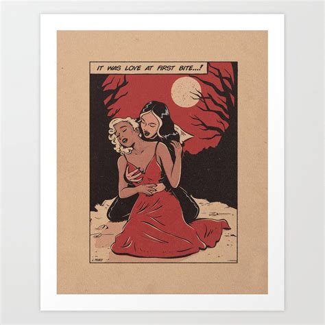 Buy Love At First Bite Art Print By Jenifer Prince Worldwide Shipping Available At