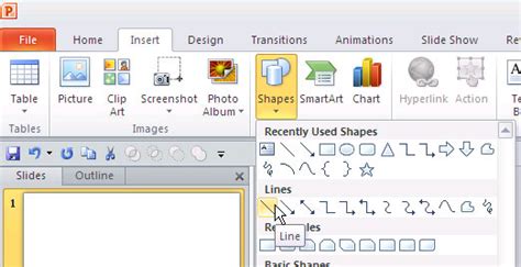 Formatting Arrowheads For Line Shapes In PowerPoint For Windows