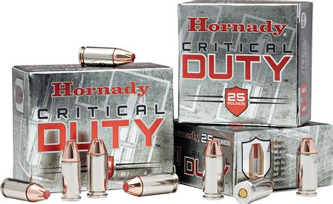 Hornady 9mm Luger P Critical Duty 124gr Flexlock Ammo Available At
