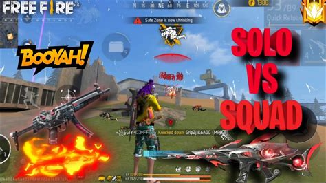 Solo Vs Squad Gameplay Free Fire Full Gameplay Swy98ff Free Fire