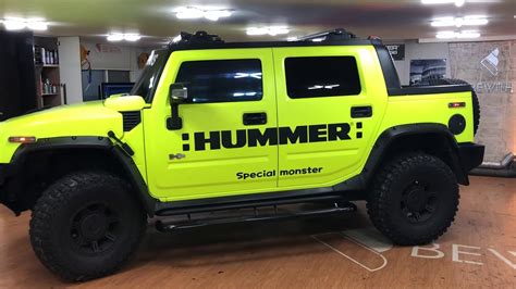 허머 H2 커스텀배기 사운드 Youtube