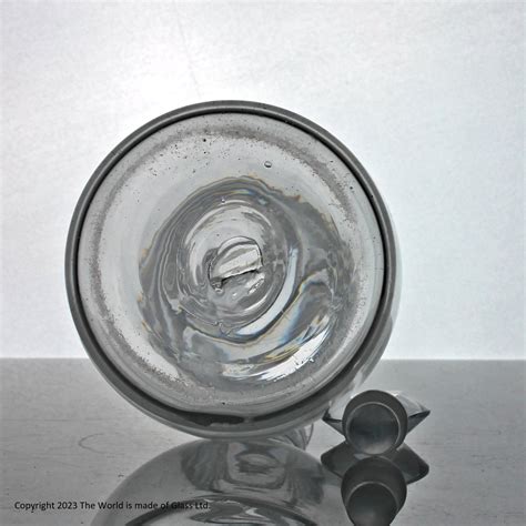 Georgian Small Three Ring Taper Decanter The World Is Made Of Glass