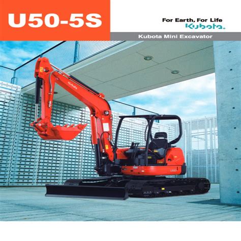 Kubota U50 5s Mini Excavator Price And Specifications Rajat Equipments
