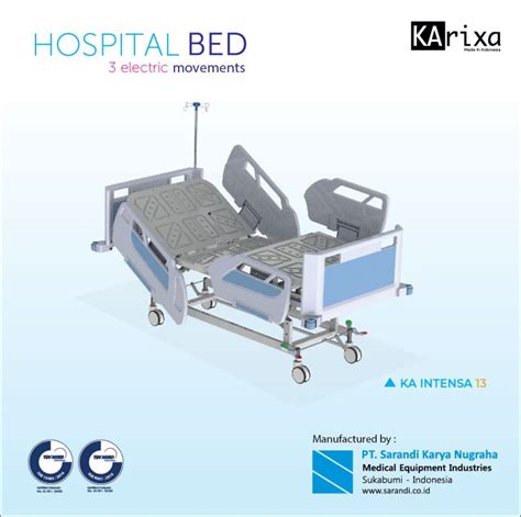 Hospital Bed 3 Electric Movements Ka Intensa 13 Syaf Unica Indonesia