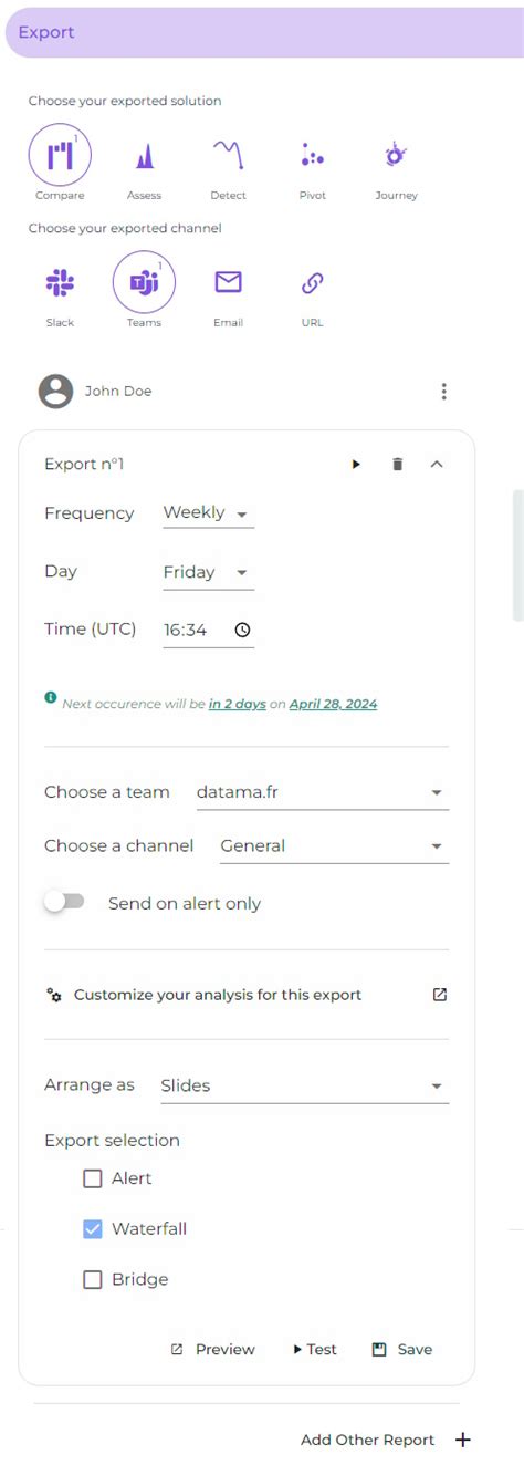 datama documentation prep export analysis