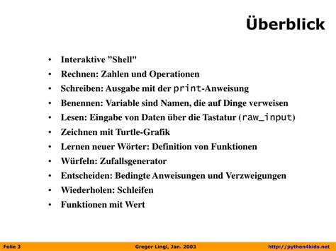 Ppt Einstieg Ins Programmieren Mit Python Powerpoint Presentation