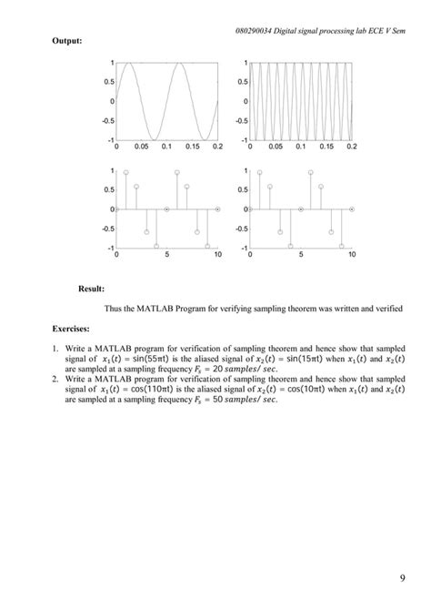Digital Signal Processing Lab Manual Pdf