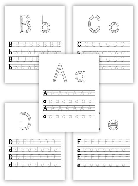 Lowercase And Uppercase Letters Worksheets
