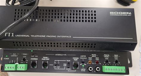 Bogen Uti1 Universal Telephone Paging Interface