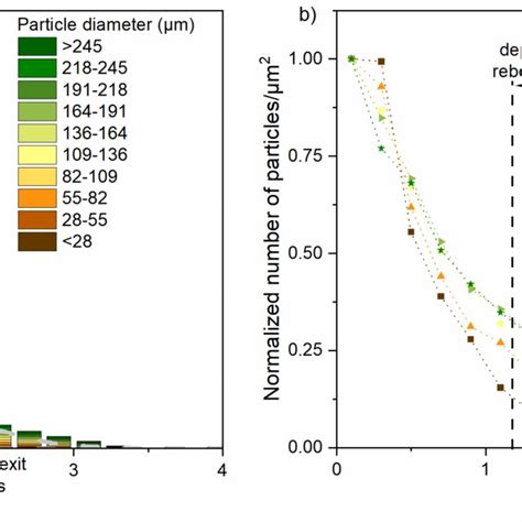 Surface Density Of Particles On The Substrate Considering The Particle