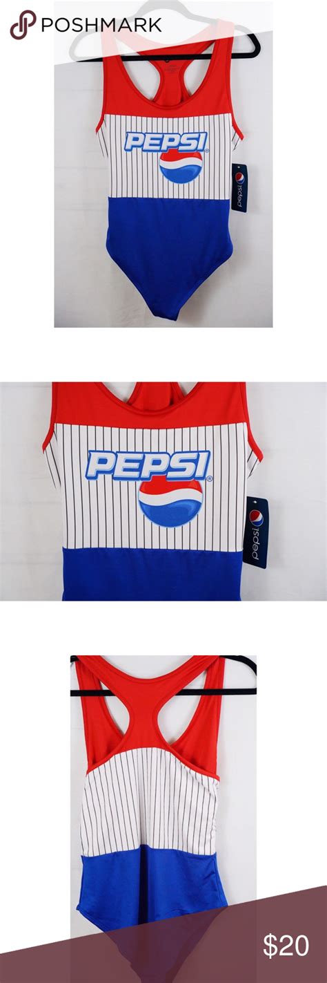 Pepsi Cola Tank Swimsuit Bathing Body Suit Suit Tank Swimsuit