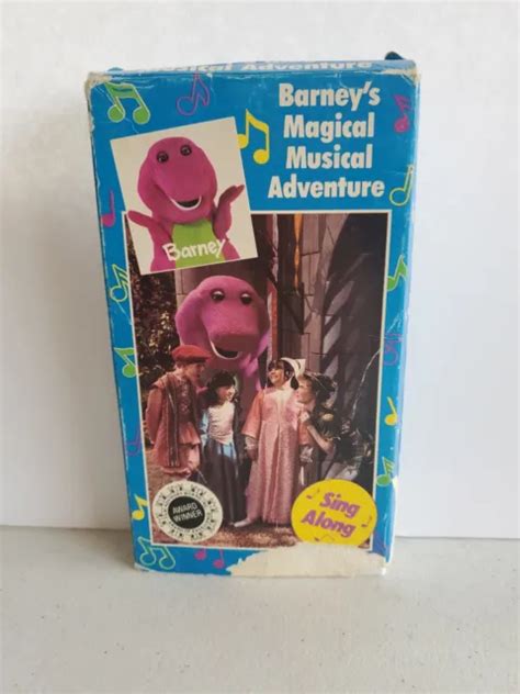 Barney Barneys Magical Musical Adventure Vhs 1993 Eur 817