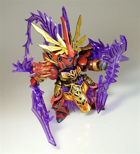 Sdガンダム 三国創傑伝 08 呂布シナンジュ＆赤兎馬 塗装レビュー 足延長改造オマケ付き レイドバックモデリング