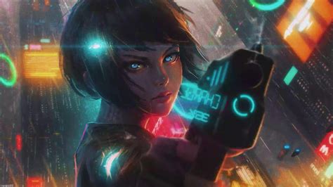 Anime Gun Girl Wallpaper