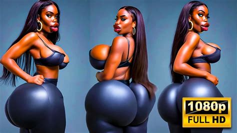 Massive Ebony Bubble Butt Twerk Compilation Ai Generated Big Tits