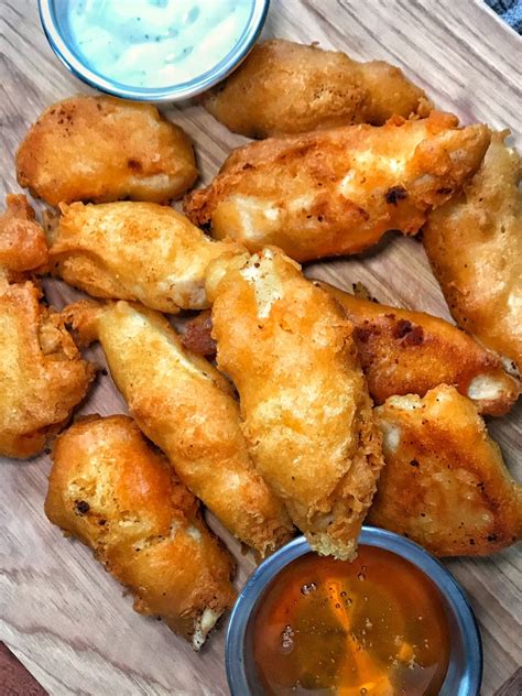Pancake Battered Chicken Tenders The Tipsy Housewife