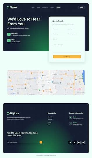 Digipay Online Payment Gateway And Fintech Elementor Template Kit Wp Template Kits Ft