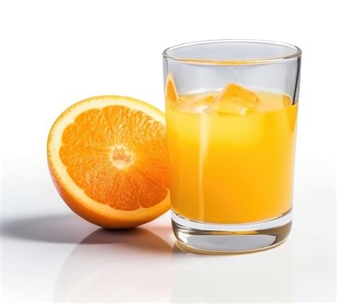 Premium Ai Image Glass Of Orange Juice
