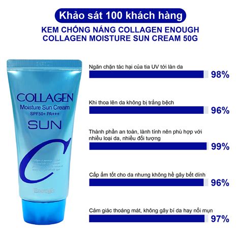 Kem Chống Nắng Collagen Enough Collagen Moisture Sun Cream 50G – Enough ...