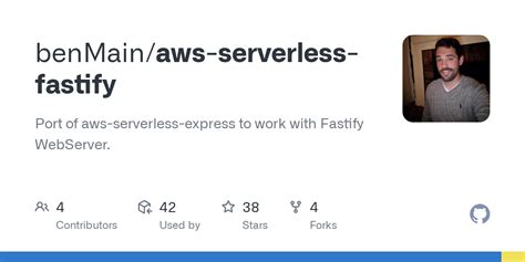 GitHub BenMain Aws Serverless Fastify Port Of Aws Serverless Express To Work With Fastify