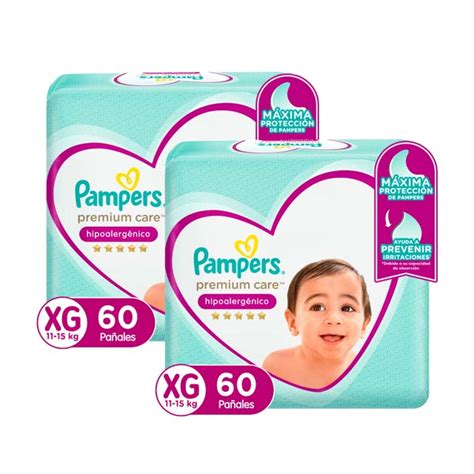 Pack Pañales Pampers Premium Care Talla Xg Mifarma