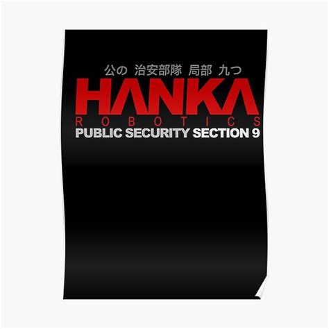 Hanka Robotics Section 9 Inspired By Ghost In The Shell Premium Matte