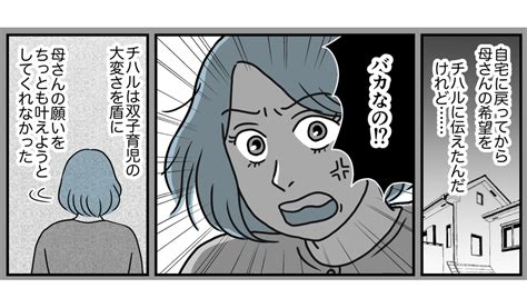 ＜余命半年の義母＞「旅行はムリでしょ」母の友人にやんわり怒られ、反省【第9話まんが：夫の気持ち】 ママスタセレクト Part 4
