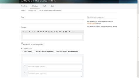 Open Source Learning Management System • The Courseware Project