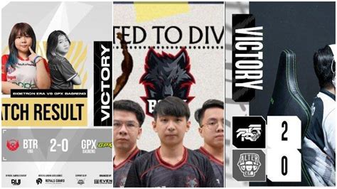 Rekap Turnamen Esports Hari Ini Bigetron Era Menang Laga Big Match
