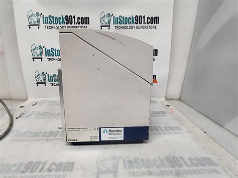 Foss Xds Rapid Content Analyzer Nir Xm 1100 Series No Monochromator