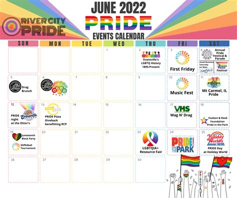 2022 Pride Month Event Calendar Evansville Regional Economic Partnership
