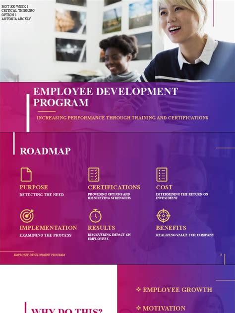 Employee Development Program Increasing Performance Through Training