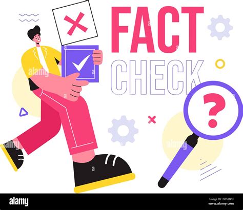 Fact Or Fake Check News Vector Illustration With Myths Vs Facts For Thorough Verification And