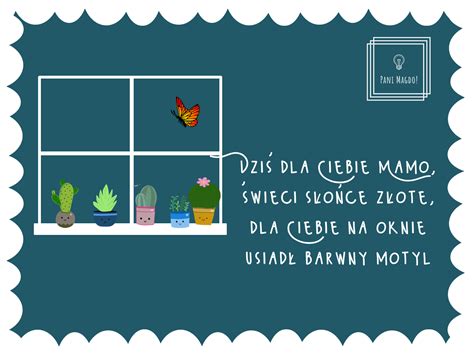 Dekoracja Do Druku Dzień Mamy Okno Sklep Internetowy Pani Magdo