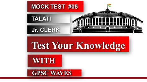 TALATI Jr CLERK MOCK TEST 05 YouTube