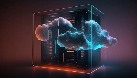 Premium Ai Image Cloudcomputingtechnologyconcept