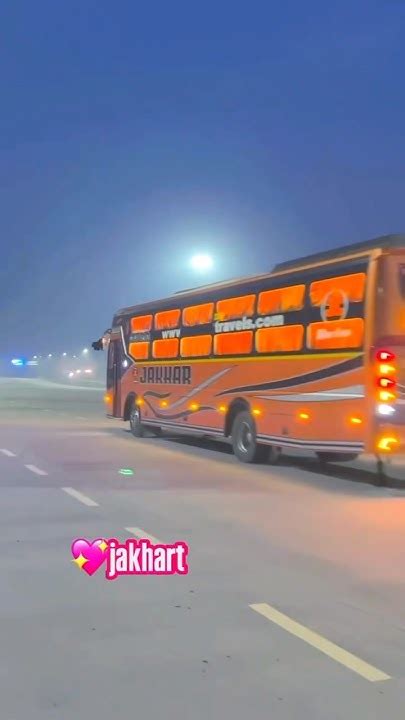 Night Time Jakhar Travels Superfast Express Bus Service 🚌🚌 Jakhartravels Jakhartravelslivery