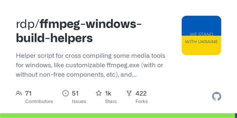 Pull Requests · Rdpffmpeg Windows Build Helpers · Github