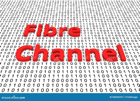 Fibre Channel Stock Illustration Illustration Of Code 84830259
