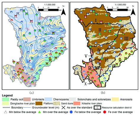 Soil Map A And Geomorphology Map With Resource Calculation District