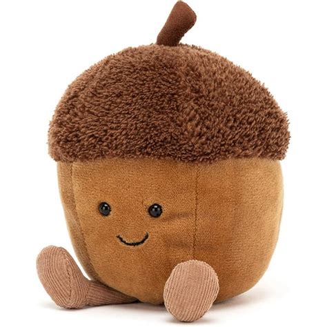 Jellycat Amuseables Acorn Stuffed Toy 5 Inches Acorn Plush Fall