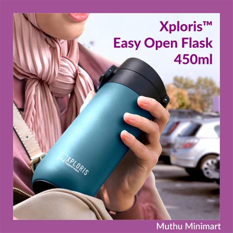 Original Tupperware Xploris Easy Open Flask Thermal Flask Keep Warm