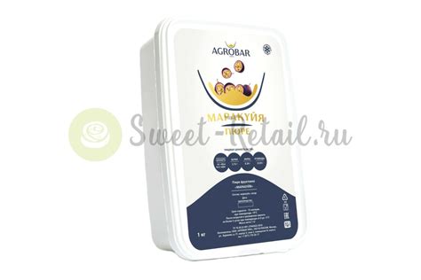 Пюре маракуйи Agrobar, 1 кг | Товары для кондитеров в Красноярске