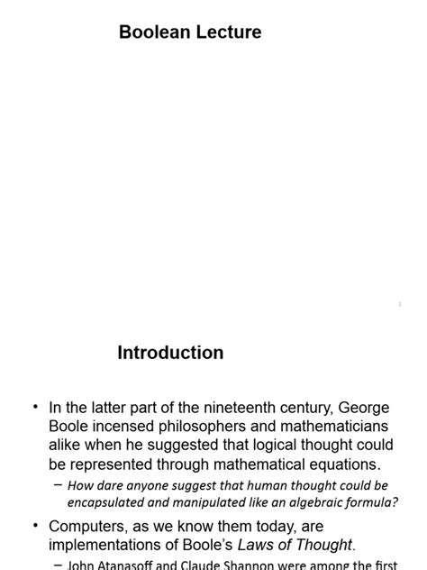Boolean Logic Pdf Logic Gate Boolean Algebra