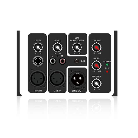 wholesale pl15 single mic and line input mix output horizontal analog