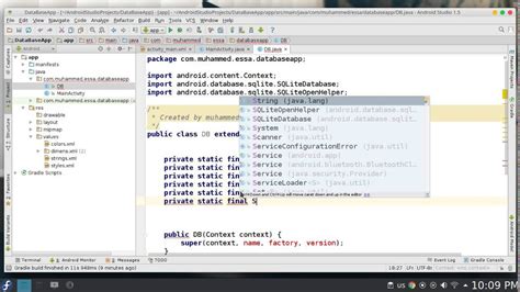 154 Android Studio Sqlite Oncreate Onupgrade Constructor Youtube