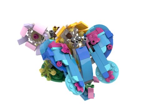 Lego Moc Butterfly Flower Stand 31136 Alternative Build By Gladubid