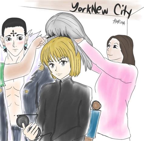 Hxh The Making Getting Ready For Disguised Kurapika Scene Anime