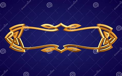 Frame Medieval Game Ui Empty Rectangle Frame In Old Style Interface